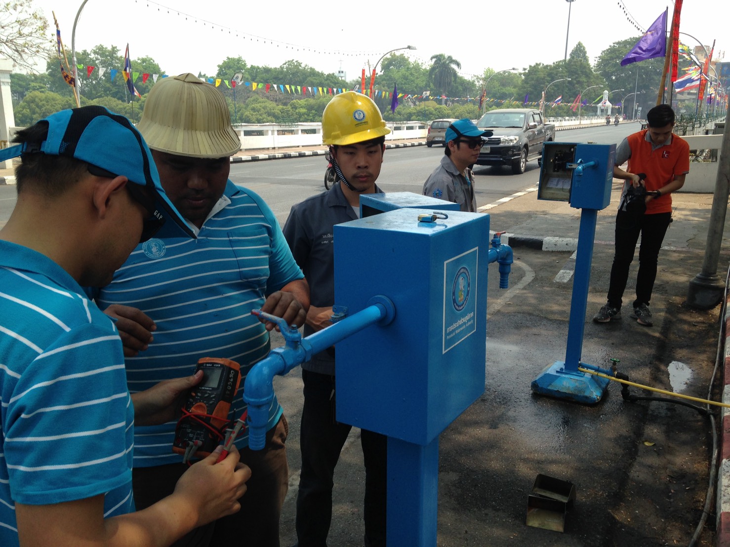 Watertaps Set Up For Songkran - Chiang Mai Citylife CityNews