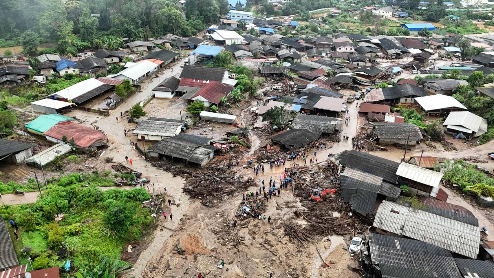 All hands on deck to rebuild Ban Pang Ung village - Chiang Mai Citylife ...